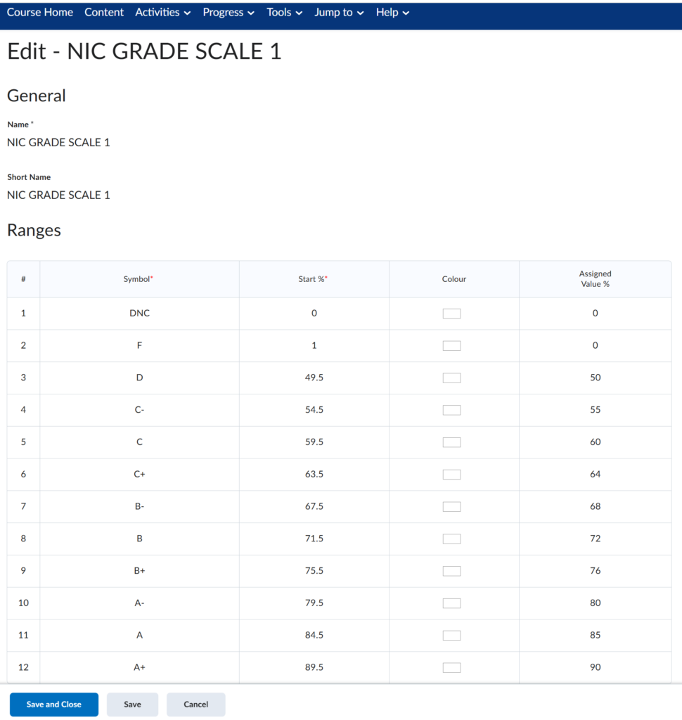 Updated Grade Scales to Decimals – Teach Anywhere